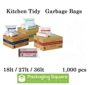 SMALL KITCHEN TIDY BAGS 18L WHITE 1000pcs | Packaging Square